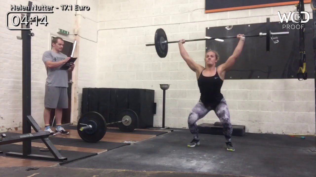 Helen Nutter European Championships 17.1 - YouTube