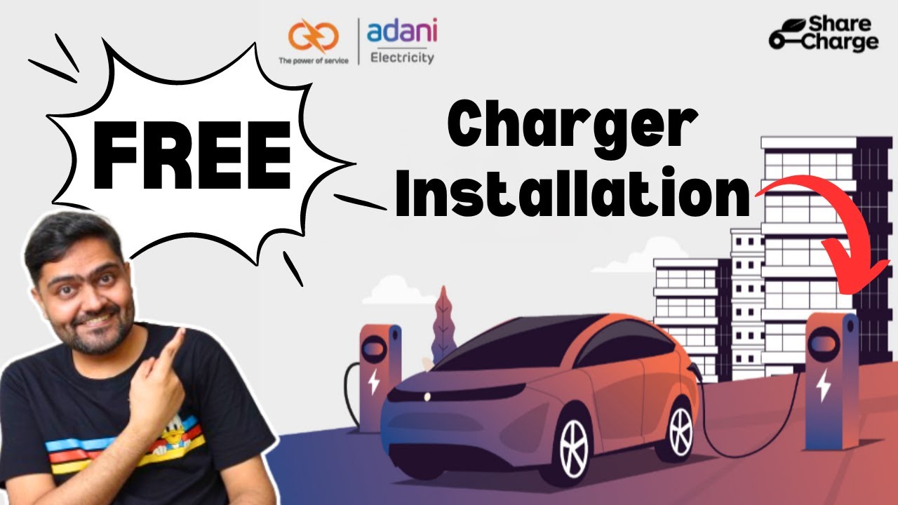 FREE Electric Vehicle Charger Installation | Adani Share Charge Scheme🔥 ...