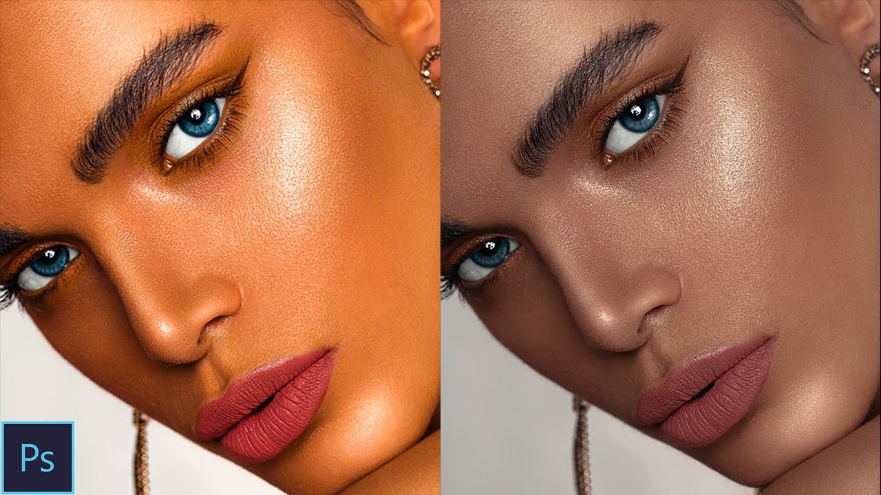 Golden skin effect | Photoshop tutorial - YouTube