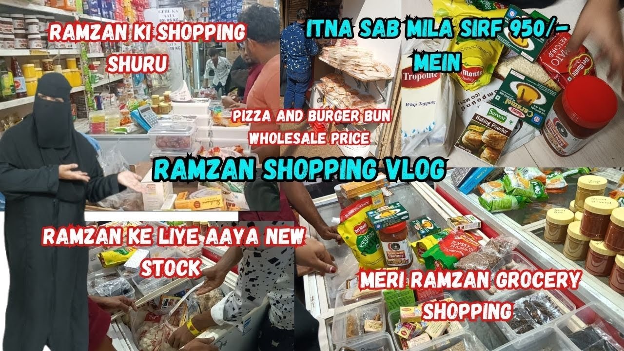 RAMADAN Shopping Vlog2025 | Huzaifa Store Fancy Market Mumbai Wholesale ...