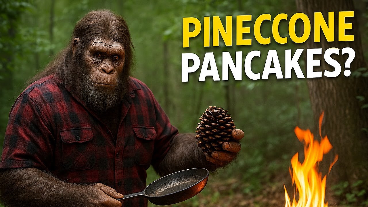 Bigfoot’s Forest Kitchen: Pinecone Pancakes Recipe #bigfoot #survival ...