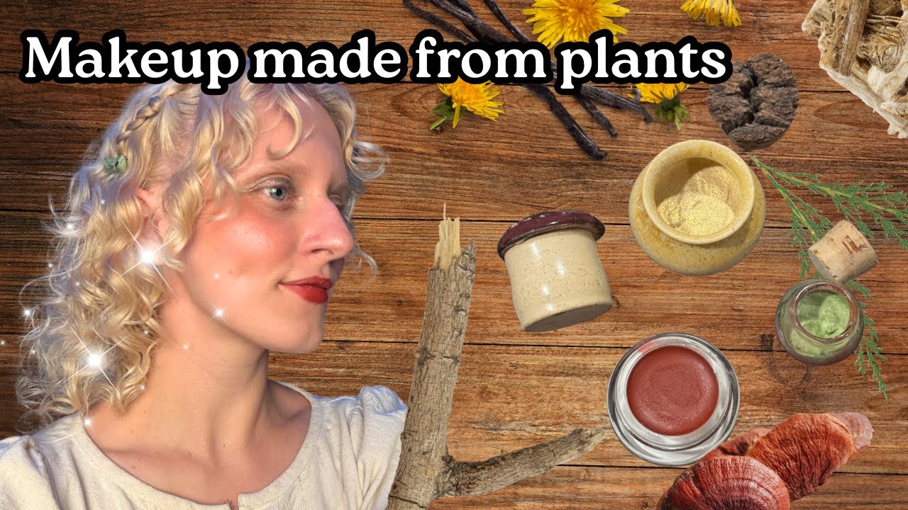 I use makeup made from plants for LARP - YouTube