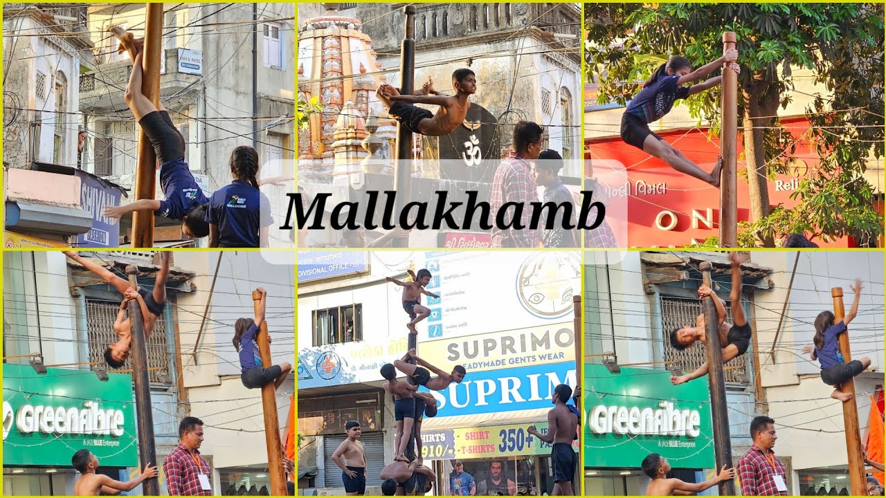 Mallakhamb | Mallakhamba Indian Traditional Sport | Yoga - YouTube