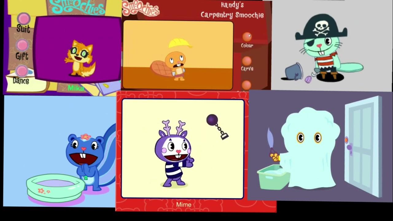All Happy Tree Friends Smoochies played at once - YouTube