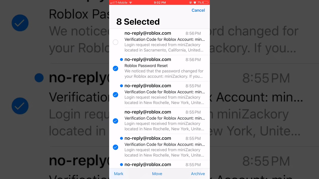 looks like someone tried to change my roblox email to their email - YouTube