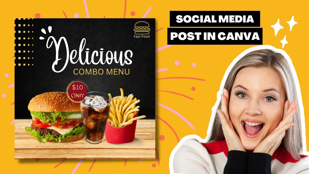 Social Media Post Design Using Canva [Step by step Tutorial] - YouTube