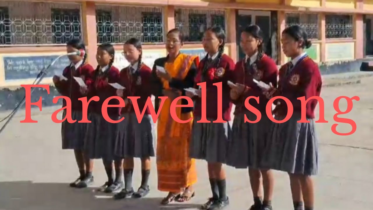 Farewell song to class XII students - YouTube