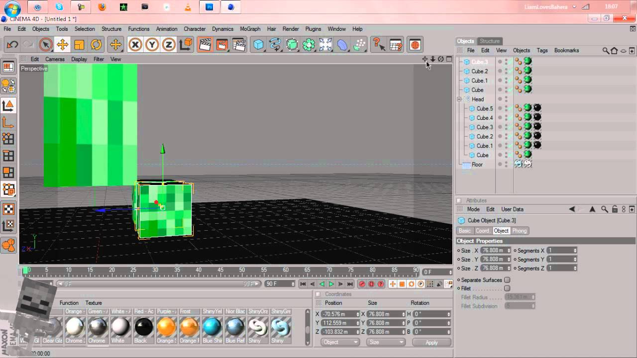 MineCraft | Cinema 4D | Creeper Special - YouTube