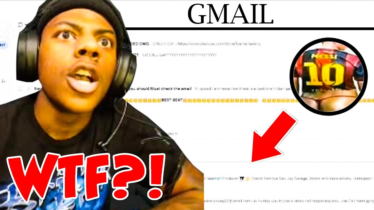 IShowSpeed Gets Trolled On GMAIL 😂 (VERY FUNNY) - YouTube