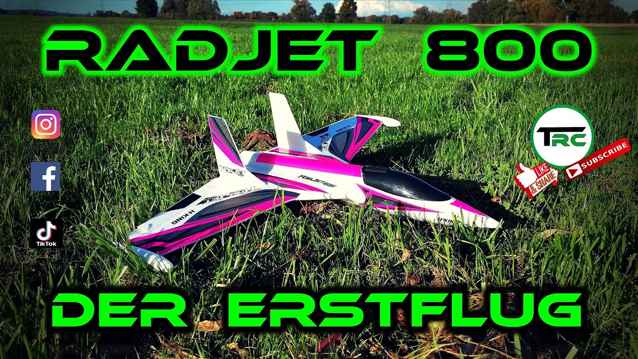 Radjet 800 von HobbyKing - Teil 2 - Erstflug | Maiden Flight - YouTube