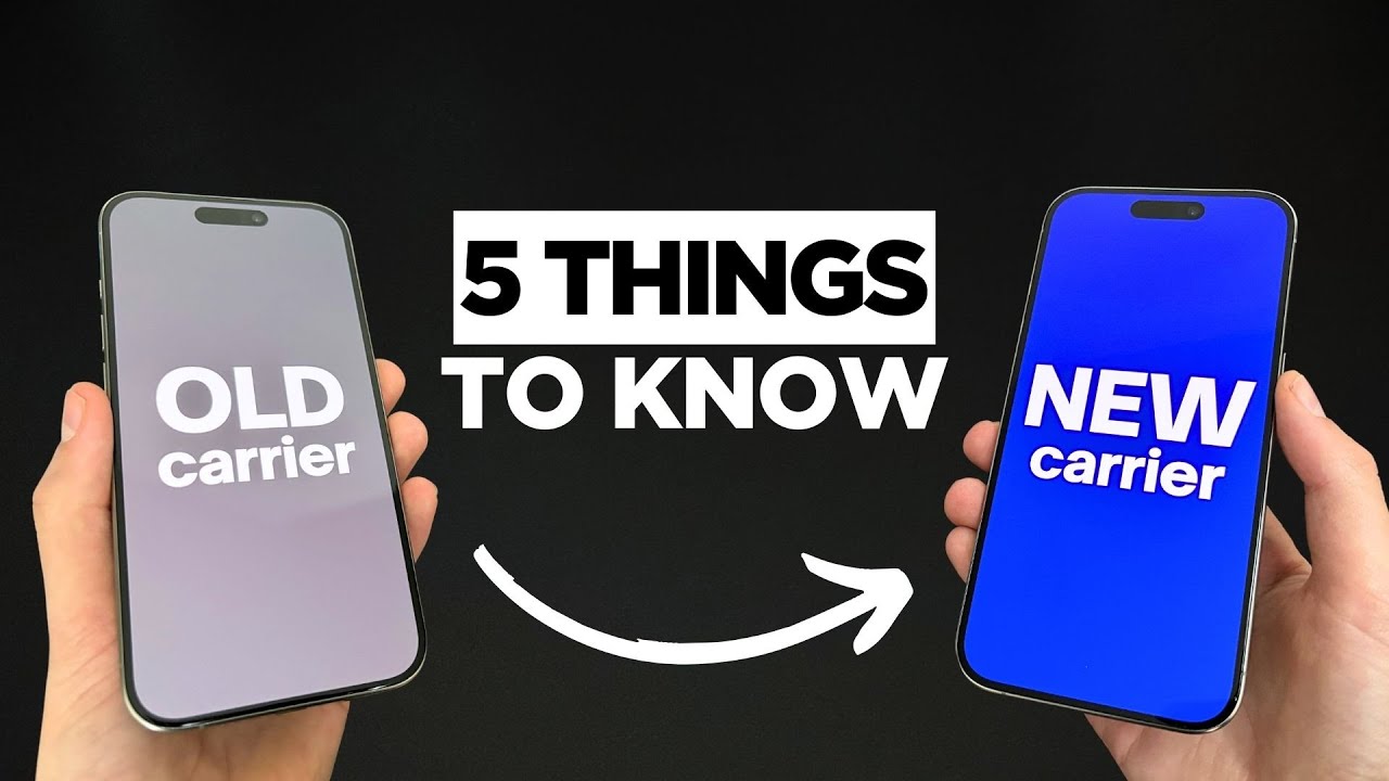 5 ESSENTIAL Things to Know Before you Switch Carriers! - YouTube