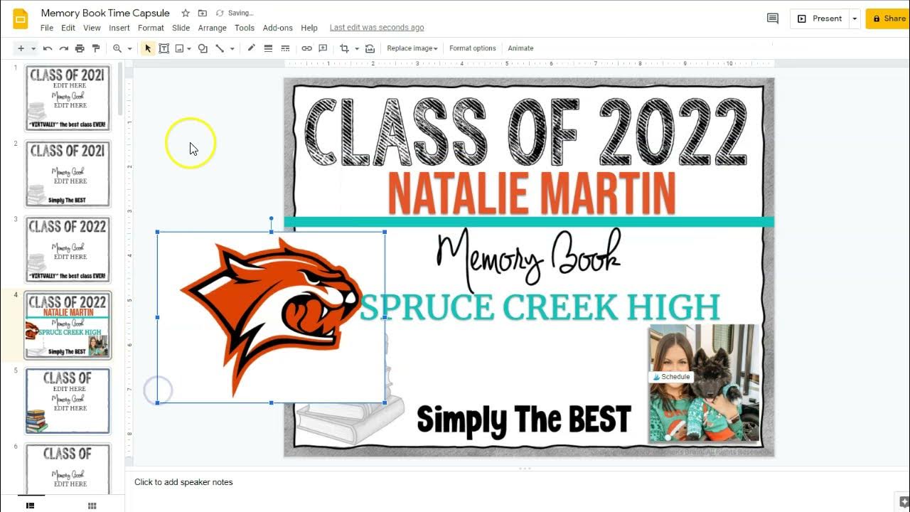 Middle or High School MEMORY BOOK for End of the Year - YouTube