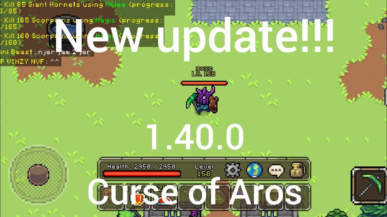 New update in Curse of Aros!!! 1.40.0 New location, New font... - YouTube