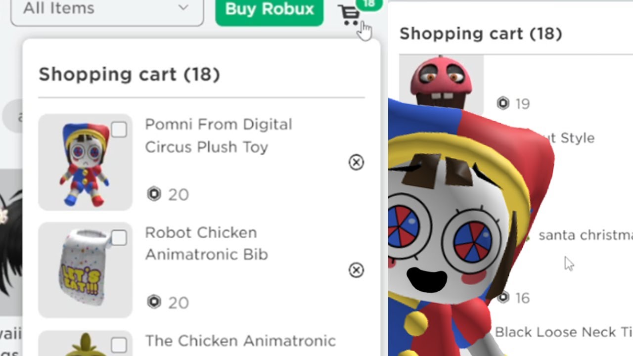 Roblox's NEW SHOPPING CART UPDATE! - YouTube