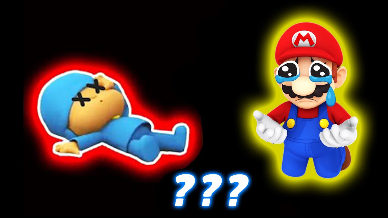 8 Pocoyo Sick & Mario Crying in Retro Windows Sound Variations in 60 ...