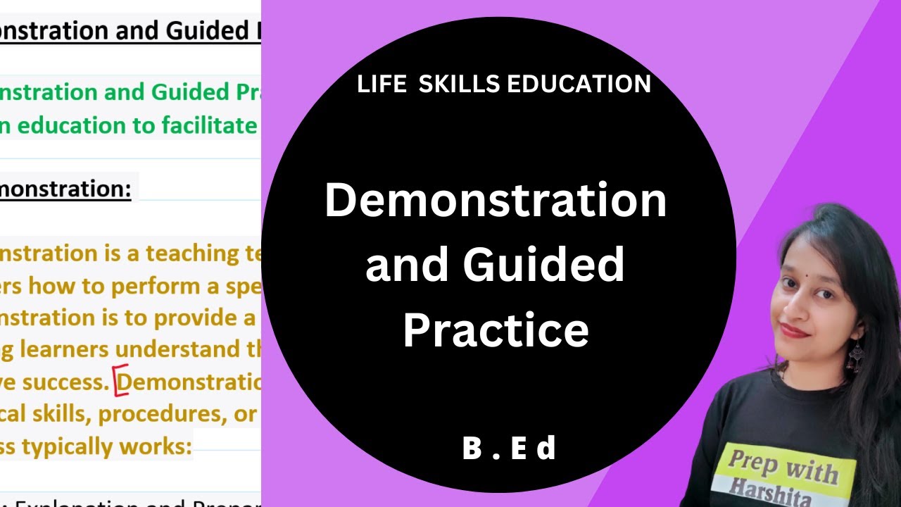 Demonstration and Guided Practice | Life Skills Education - YouTube