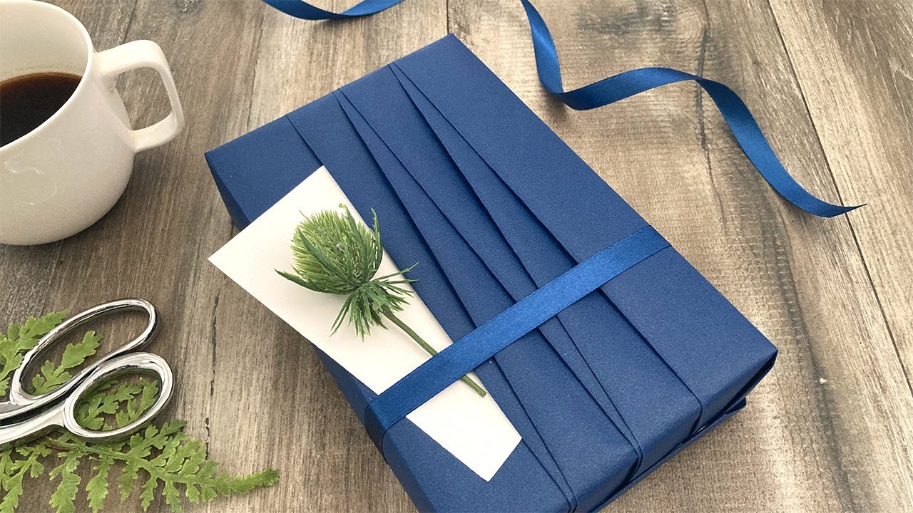 Gift Wrapping | Zig Zag Pleats (Step By Step) - YouTube