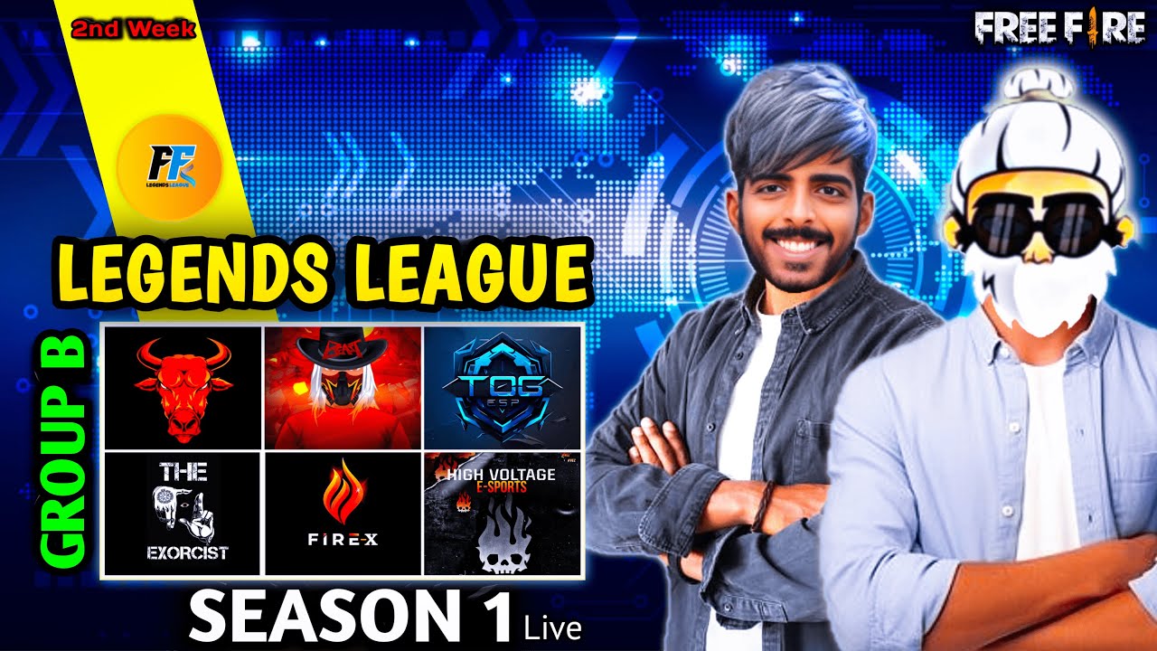 💥FF Legends League S1💥[ Day - 2] GROUP - B | FREE FIRE TAMIL LIVE ...