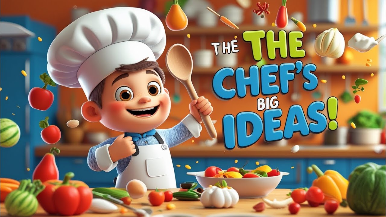 The Chef with Big Ideas – Fun & Tasty Kids' Song! 🎶👩‍🍳 - YouTube