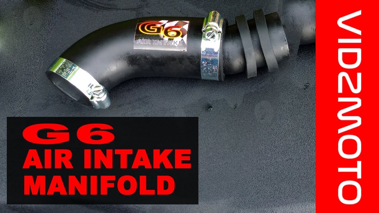 G6 Air Intake on Honda Click 150i - Review - YouTube
