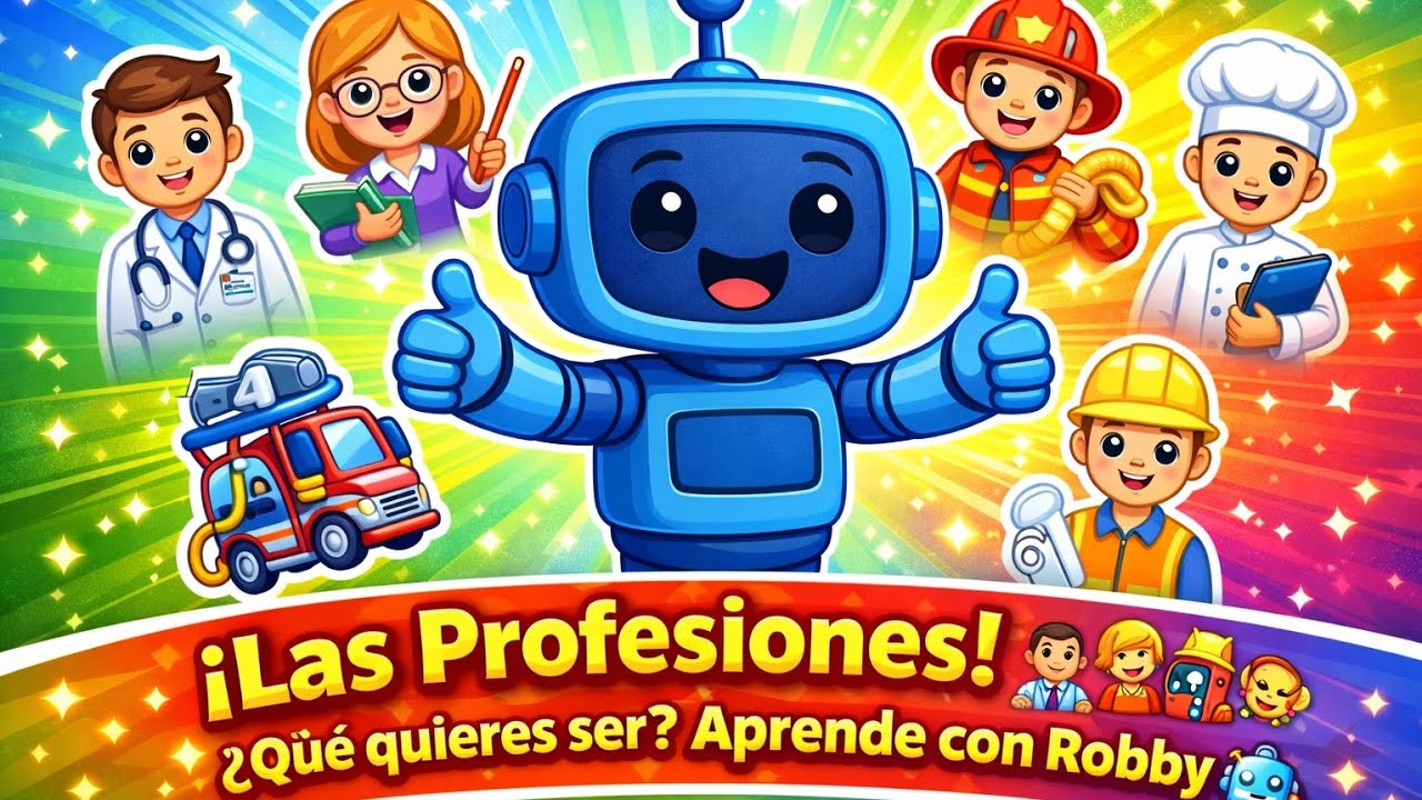 Aprende las Profesiones para Niños | Oficios y Trabajos con Robby el ...