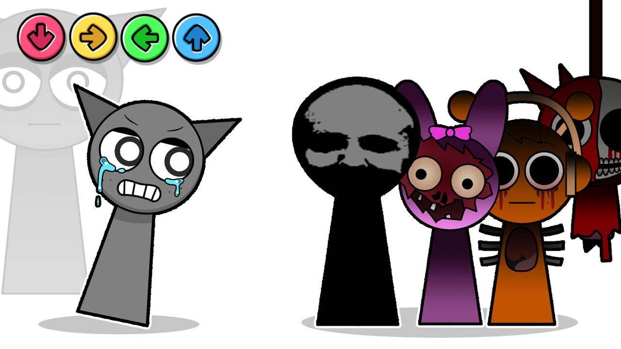 Incredibox Sprunki - horror version Sprunki VS Gray Sad Story😭 ...