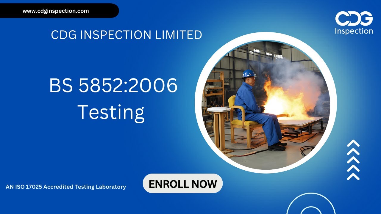 BS 5852:2006 Fire Resistance Testing Services for Upholstered Furniture ...
