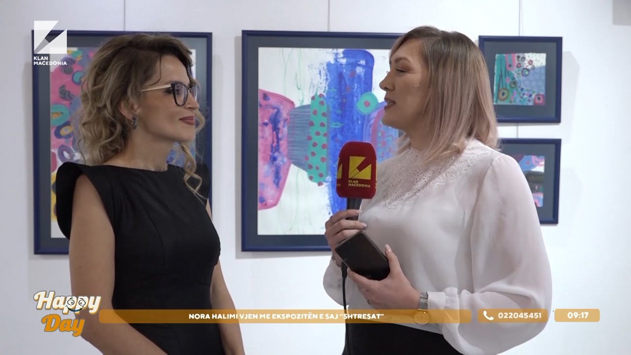 Ekspozita "Shtresat" - Flet Nora Halimi | Emisioni Happy Day - YouTube