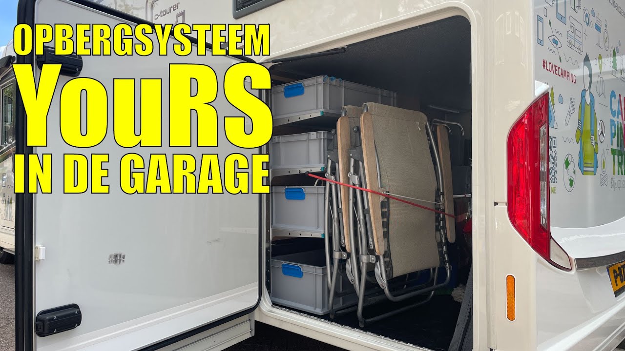 GARAGE OPBERGSYSTEEM gemonteerd - Campingtrend - YouTube