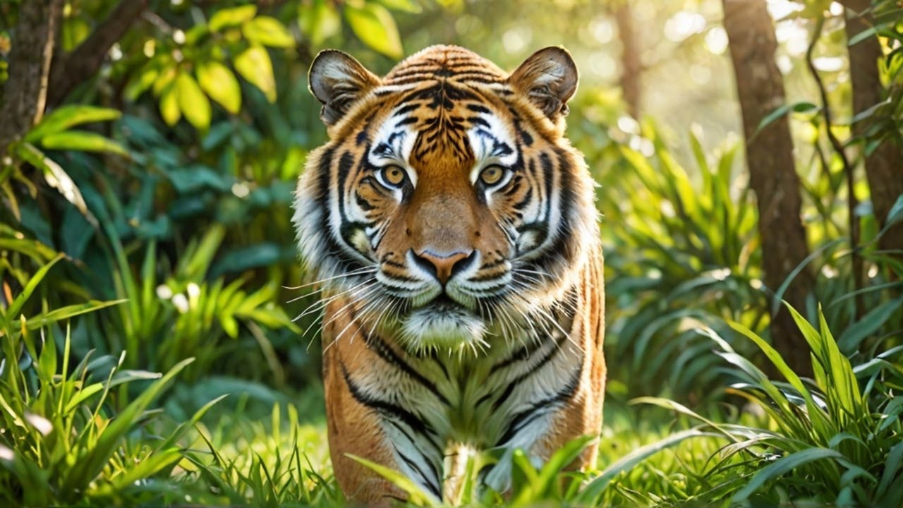 Wild Tiger Encounter Caught on Camera - YouTube