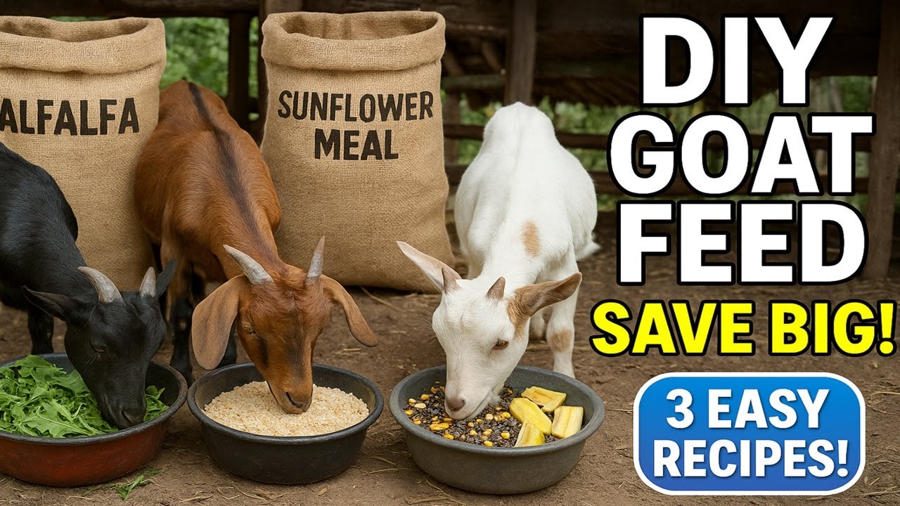 Crafting Budget-Friendly Goat Feed Mixes with Local Ingredients | Goat ...