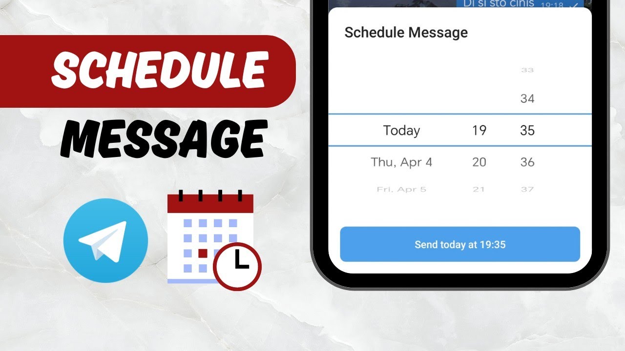 How to Schedule a Message on Telegram [2024] - YouTube