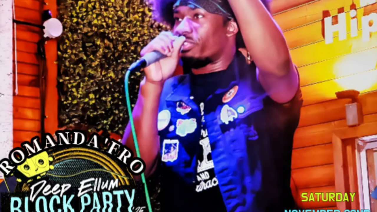 Roman Da'Fro Performs at Deep Ellum Block Party - YouTube