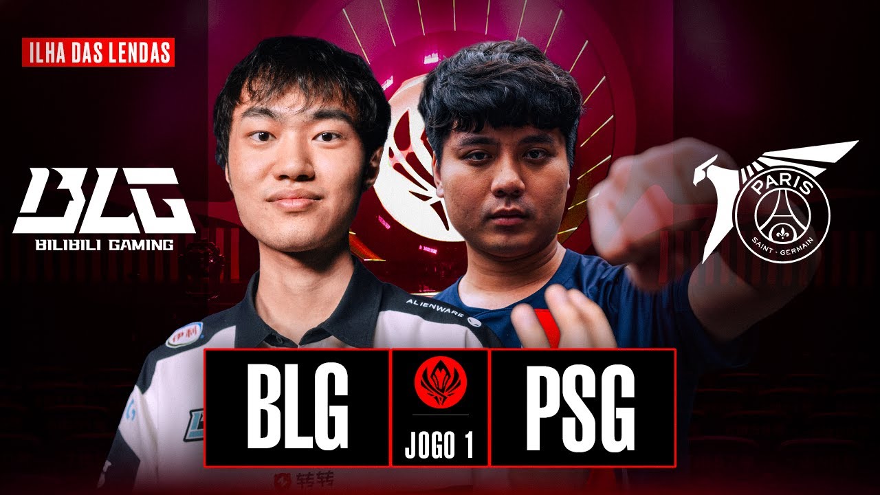 BLG x PSG | Jogo 1 - MD5 | Bracket - MSI 2024 | Ilha das Lendas - YouTube