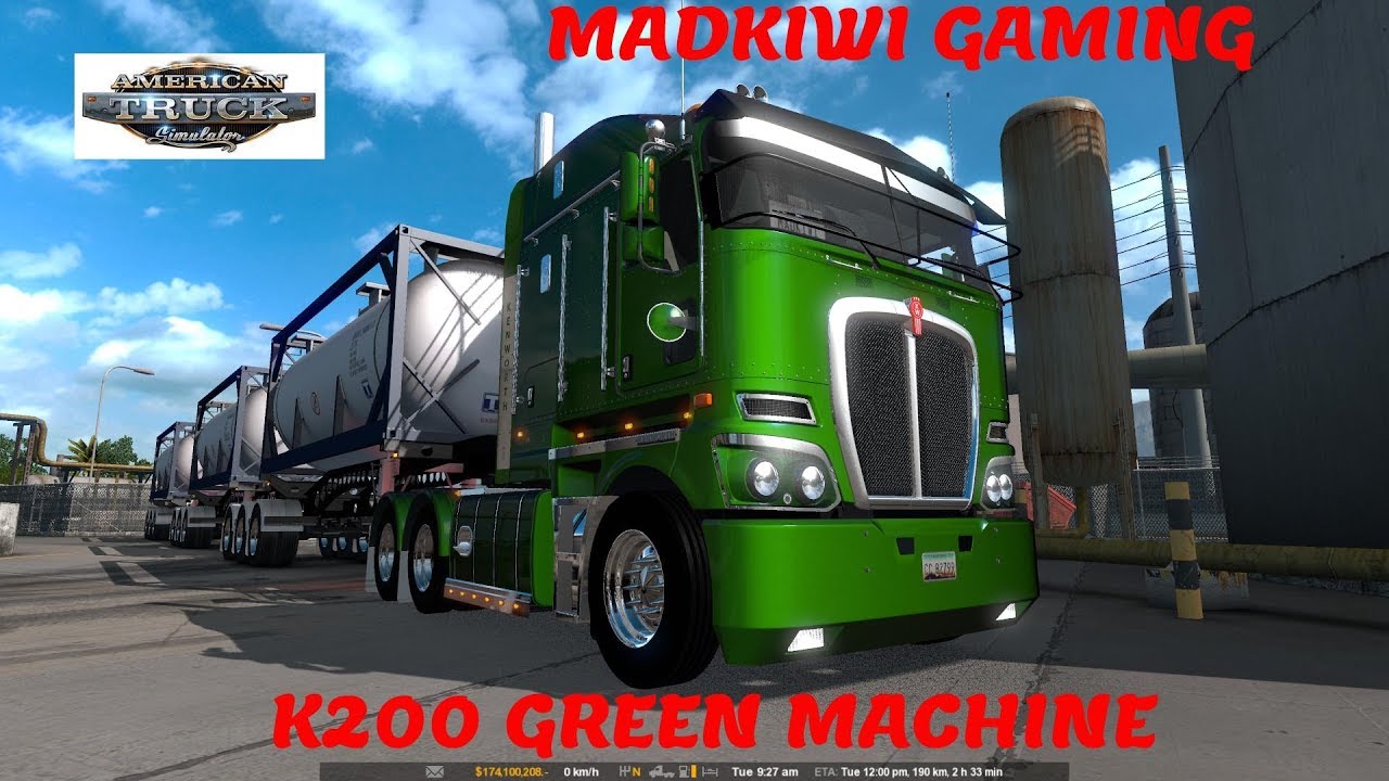 American Truck Simulator K200 Green Machine - YouTube