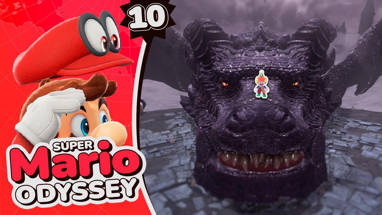 Dragón domado por Mario payaso - 10 - Super Mario Odyssey - YouTube