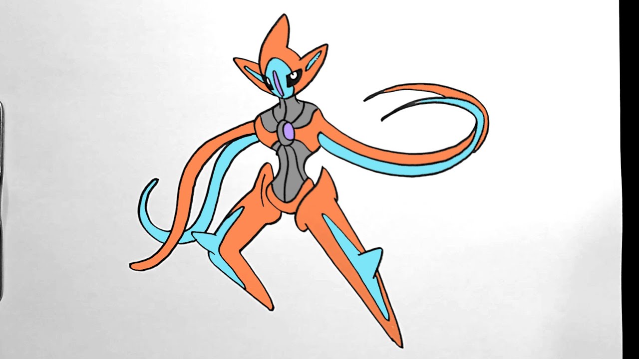 How to Draw DEOXYS | POKEMON CHARACTER - YouTube