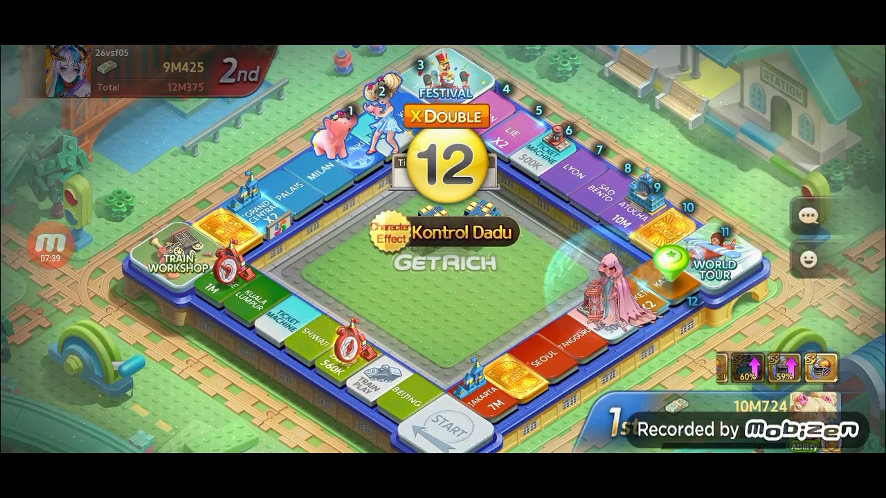 LINE LET'S GET RICH - Game Play Cute Girl Nixie - YouTube