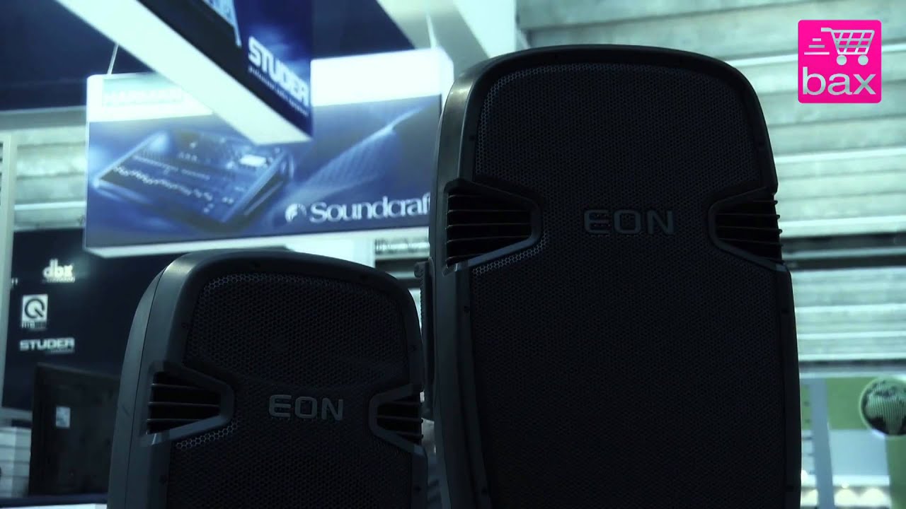 Musikmesse 2011: JBL EON 210P PA set - YouTube