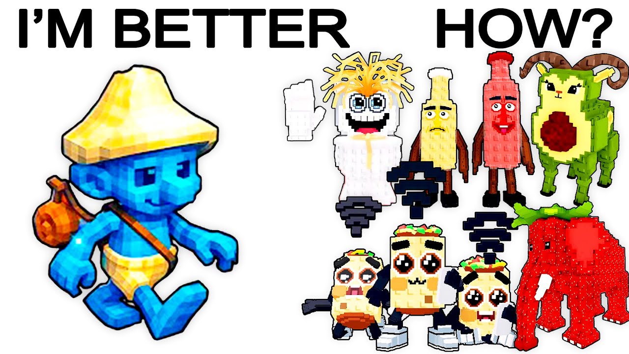New Steal a Brainrot OG RARITY SMURF CAT Meet Each Other ... (meme ...