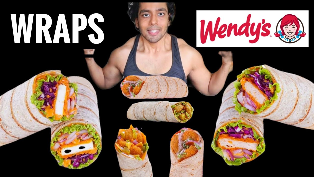 Sabhi Wendy's Wrap Review | 8 Wraps Challenge - YouTube