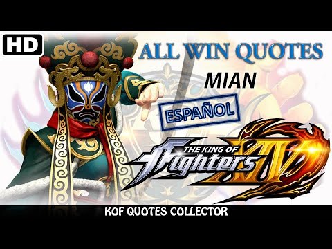 The King of Fighters XIV - Mian All Win Quotes (Español) PS4 & PC - YouTube