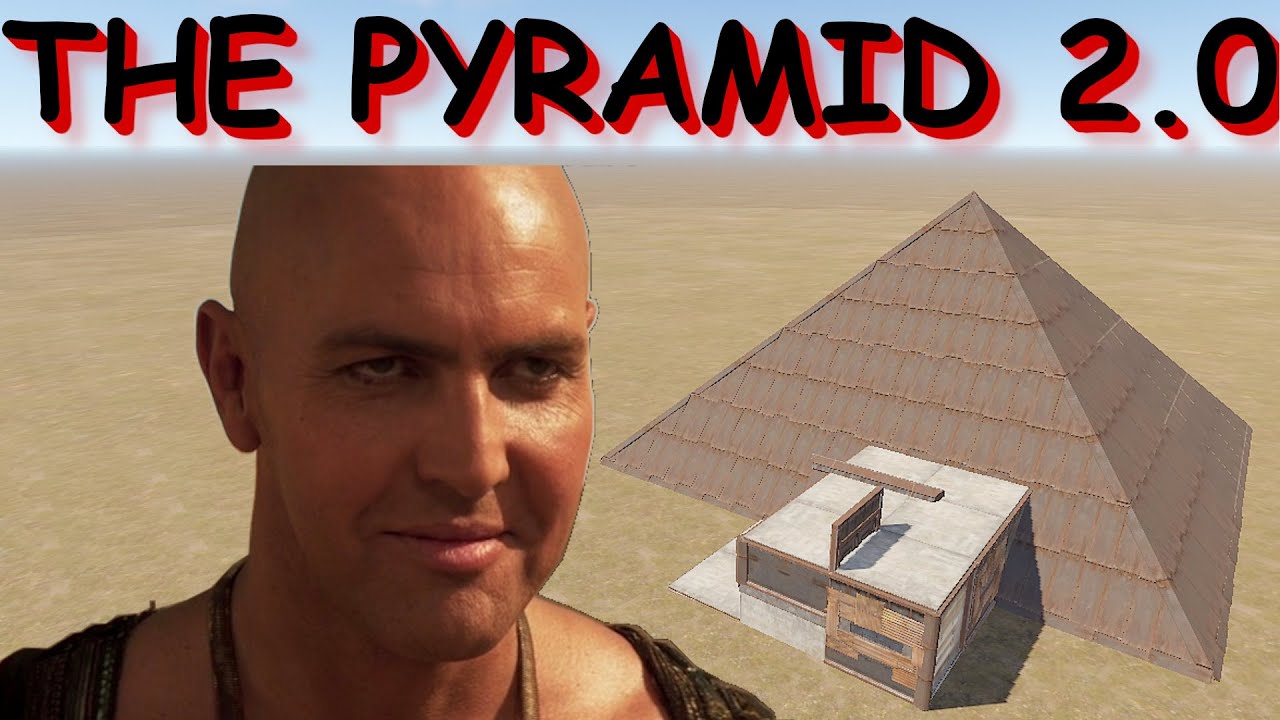 THE PYRAMID 2.0 | PYRAMID BUNKER BASE DESIGN | RUST | SOLO - YouTube