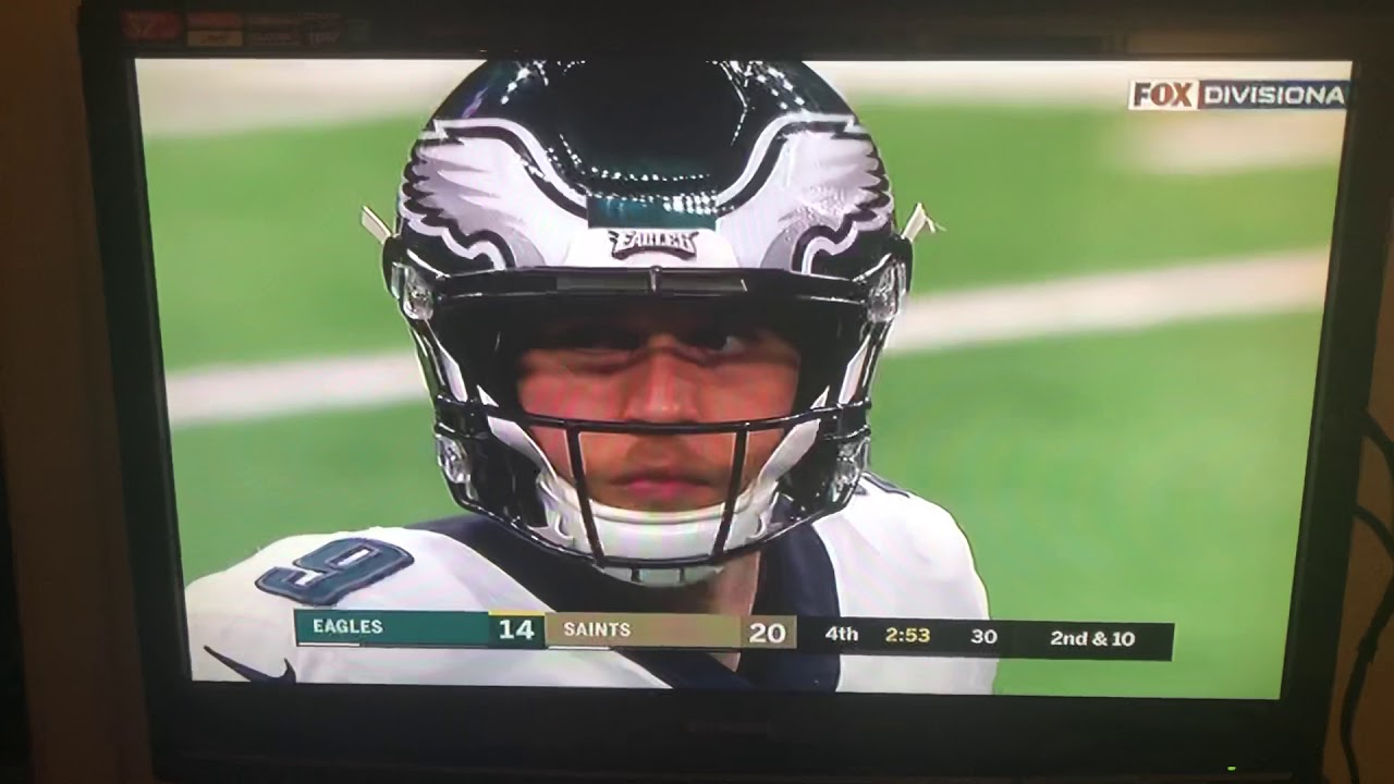 Saints interception of nick foles ends eagles hopes of repeating as ...