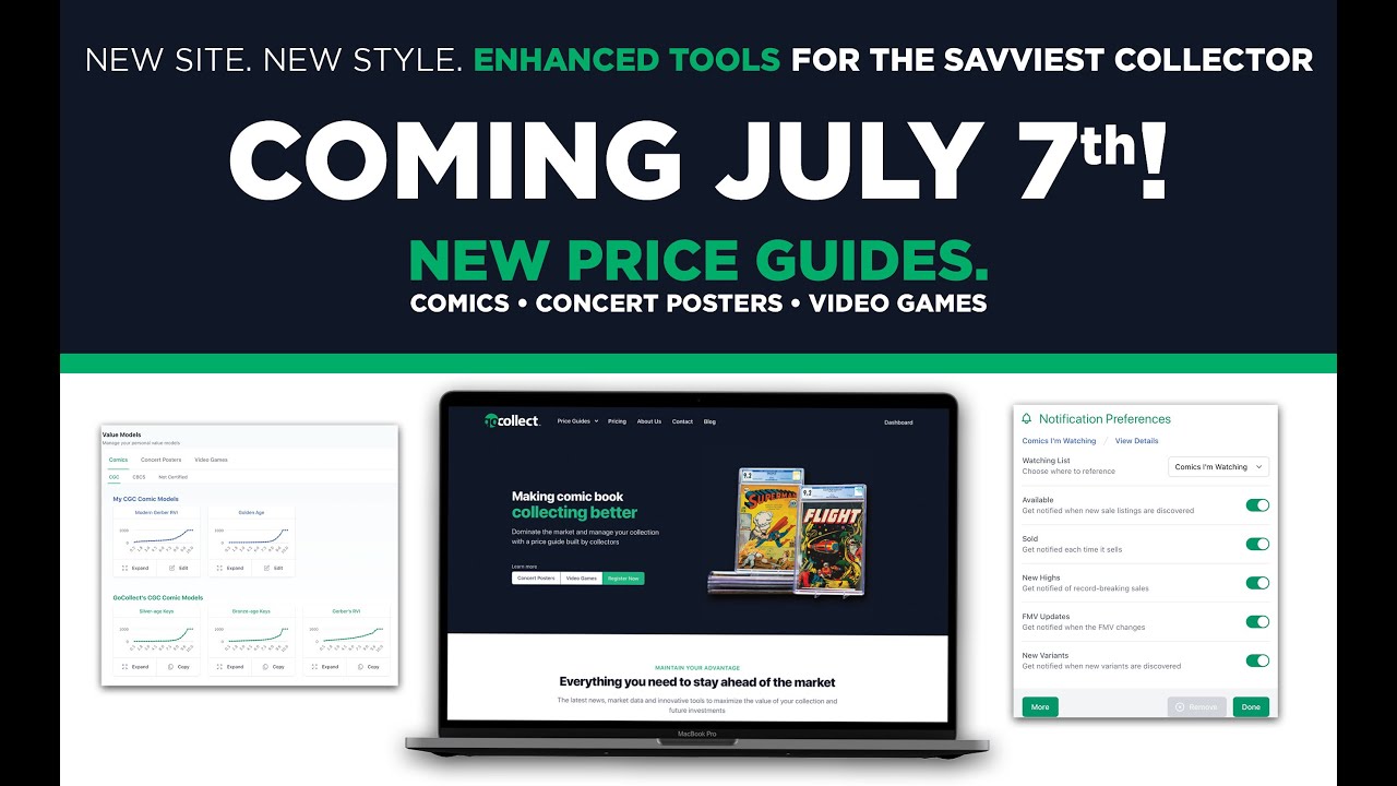 GoCollect Announces New Site! (Coming July 7th) - YouTube