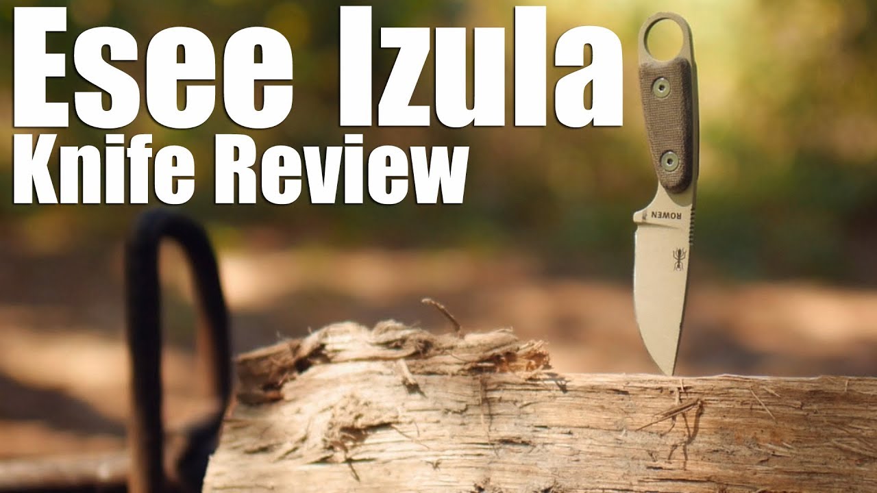 Esee Izula Knife Review. A cute capable fixed blade classic. - YouTube