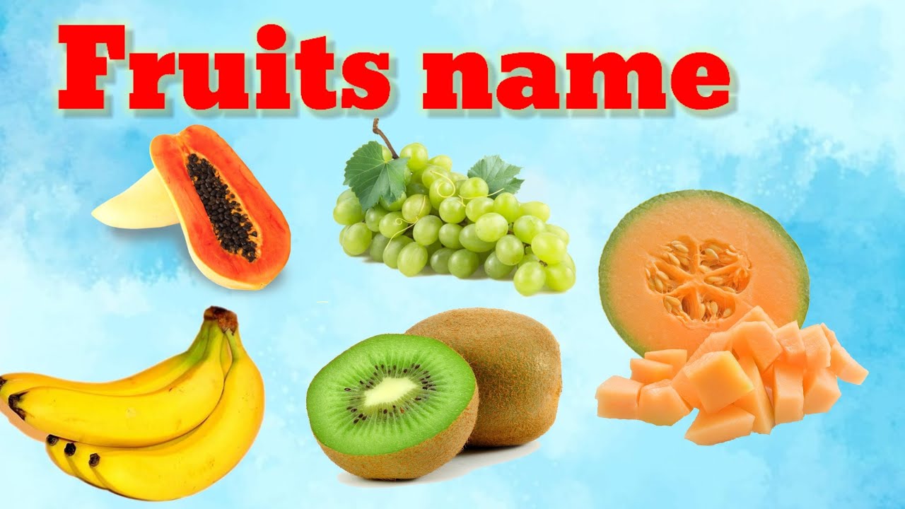 Fruits name| Fruits song| All types of fruits| Fruits name for kids ...