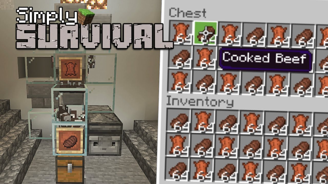 Minecraft Bedrock - AUTOMATIC COW FARM Tutorial PS4,MCPE,Xbox,Windows ...