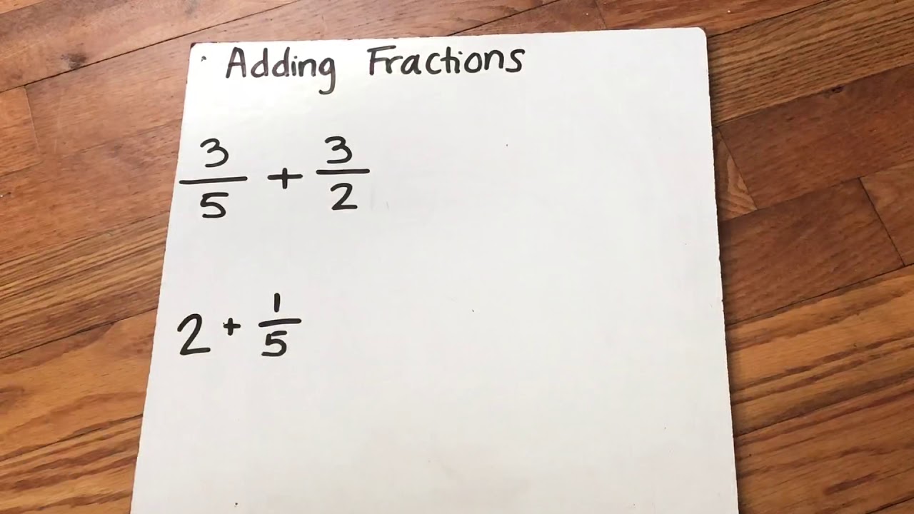 Butterfly Method: Adding and Subtracting Fractions - YouTube