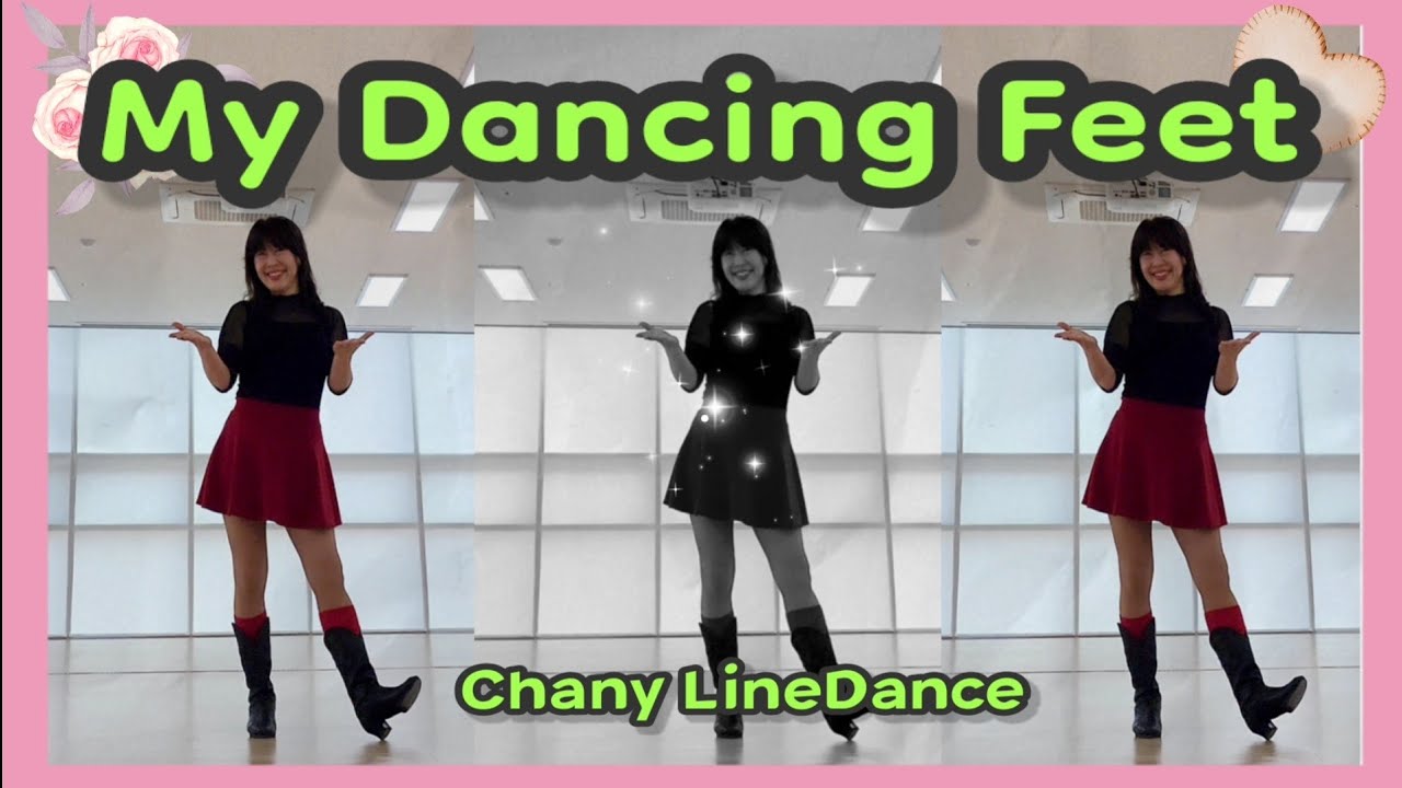 My Dancing Feet Line Dance / 최신중급라인댄스 / Chany Linedance - YouTube